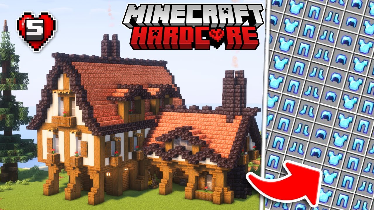 I Built an ARMORSMITH to Max Out My DIAMOND ARMOR! -- Minecraft ...