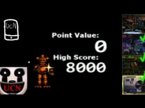 fnaf ucn 0-8000 points + all offices unlocked - YouTube