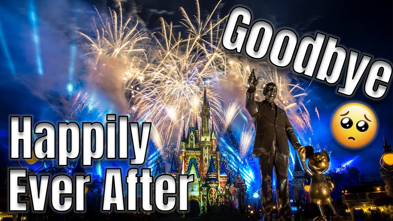 🔴 LIVE: Last Showing of Disney’s Magic Kingdom Fireworks | Goodbye ...