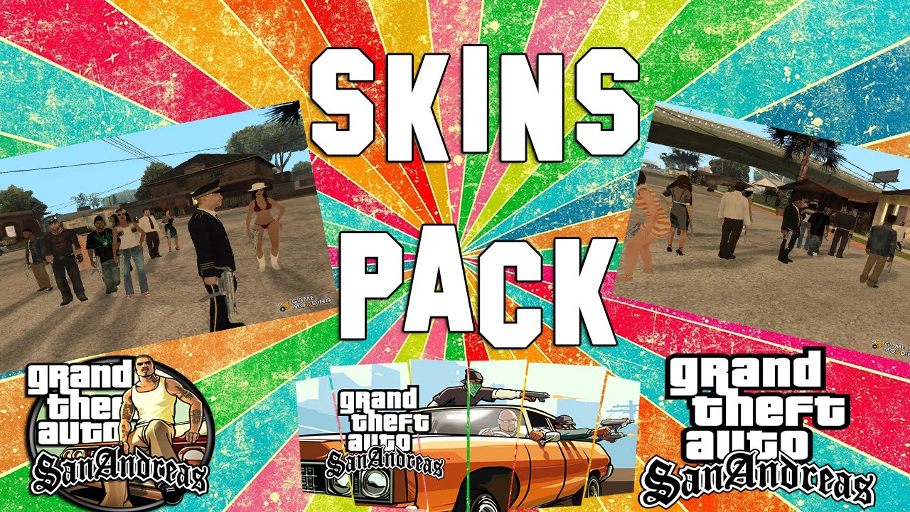 Обзор на Large Skins Pack HD - YouTube