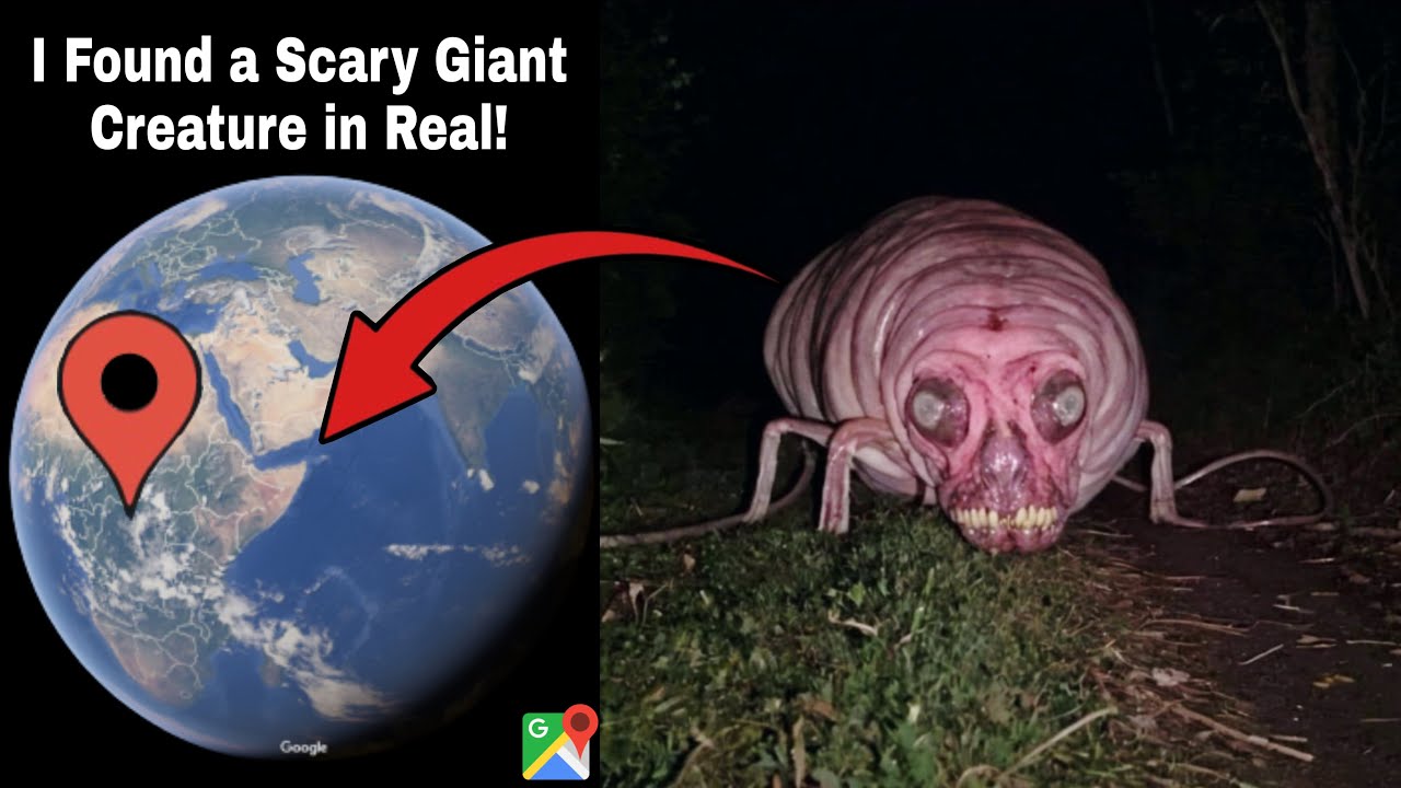 🔥This Terrifying Giant Creature Was Spotted on Google Earth & Google ...