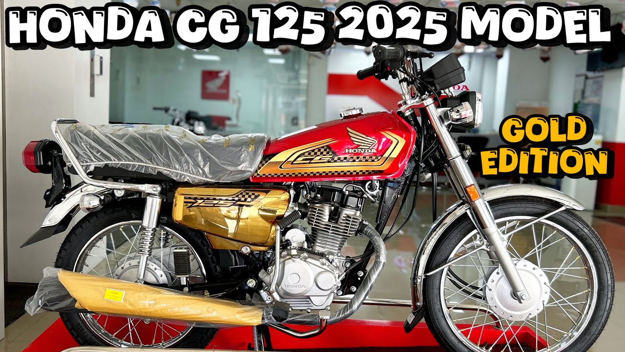 Honda CG 125 (2025) Gold Edition Detail Review🔥|| New Model 125 2025 ...