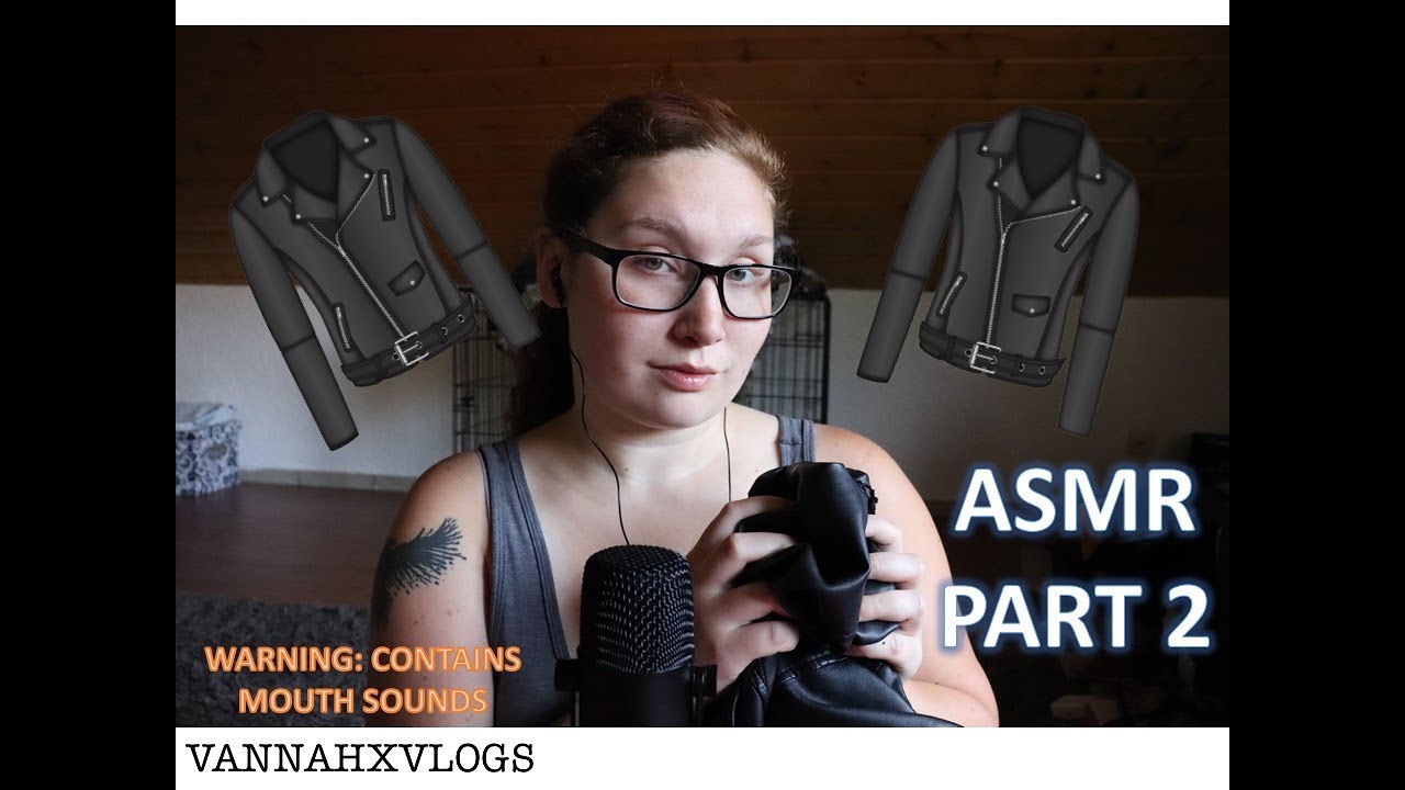 ASMR | Leather Jacket 2 - YouTube