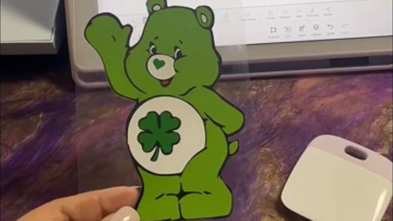 Sticker en capas de vinilo de colores 🧸🍀 - YouTube
