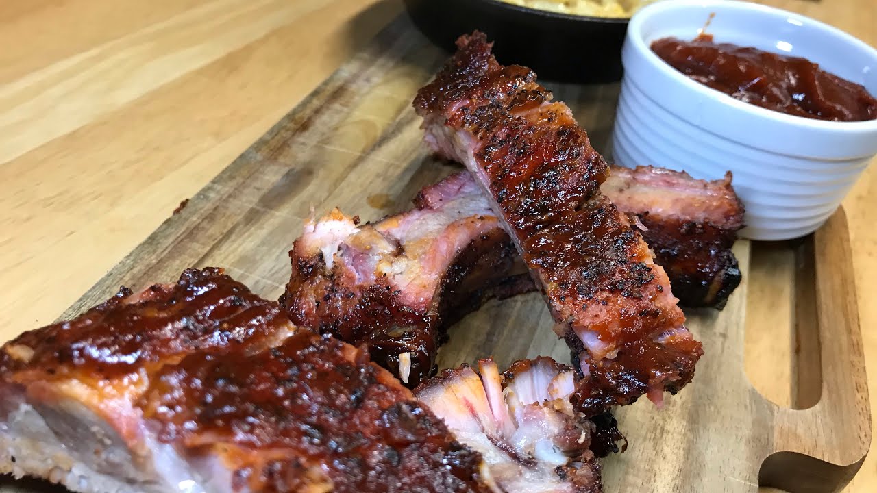 Baby Back Ribs con salsa BBQ casera - Costillas de Puerco | El Confe ...