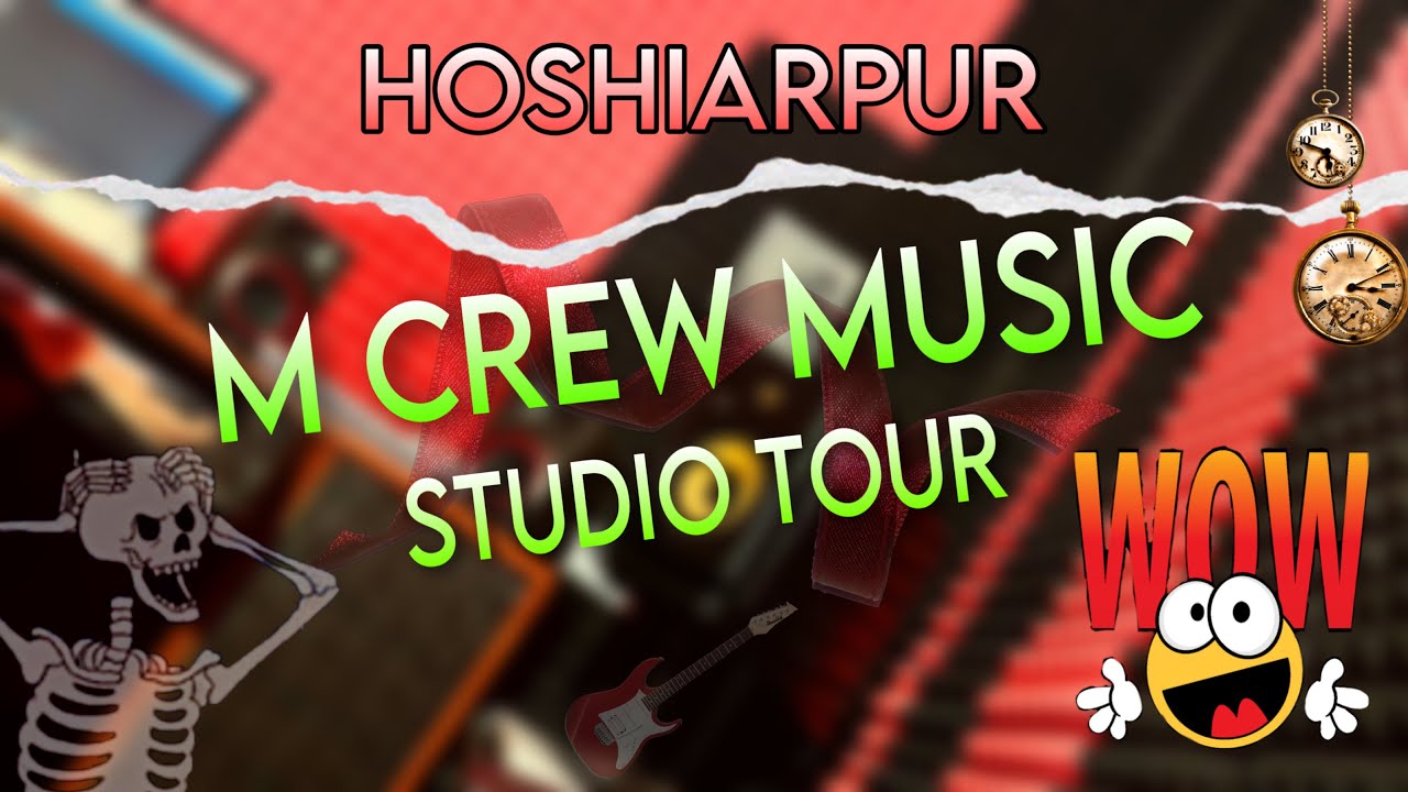 M Crew Music || Studio Tour || Hoshiarpur || Music Production Studio ...