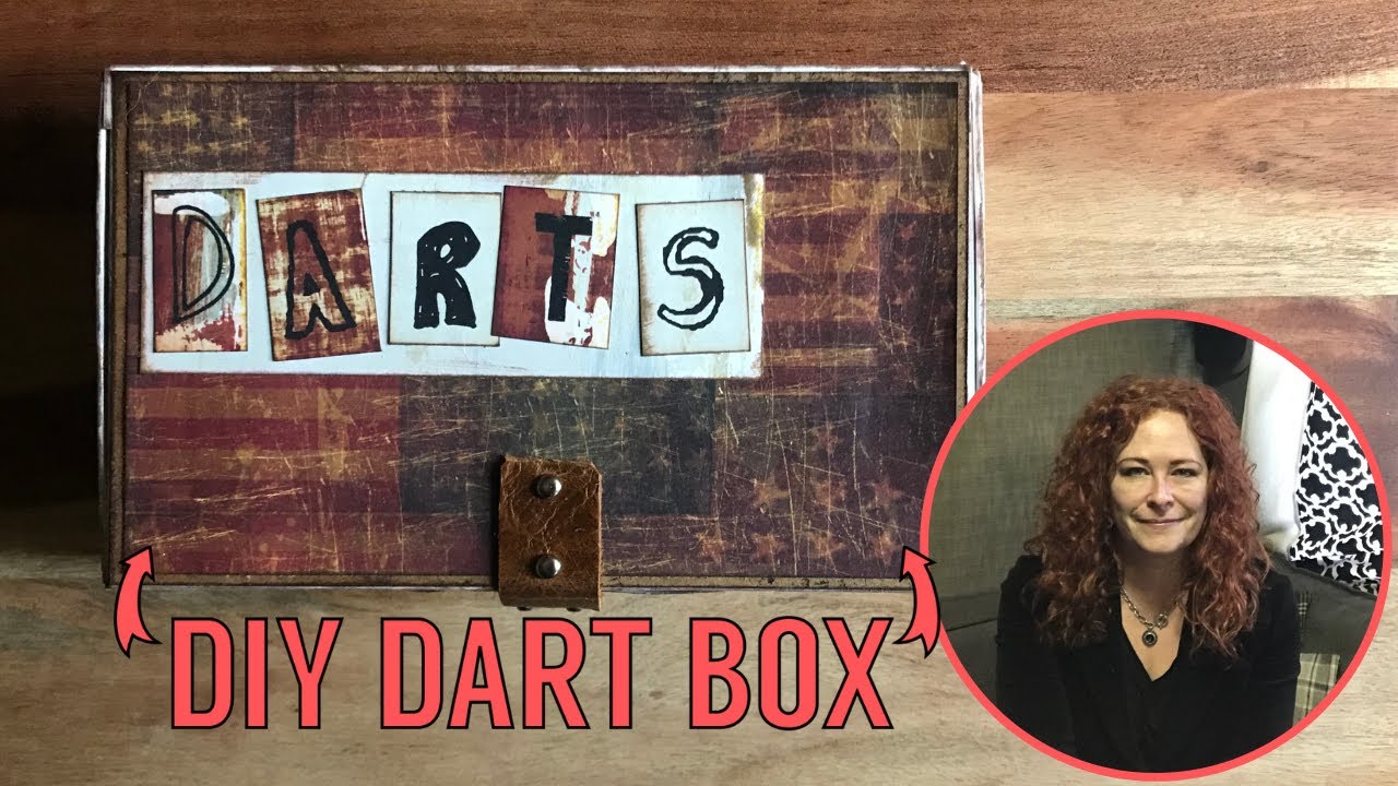 DIY DART BOX || Learn to make a box to hold your darts || Create a ...