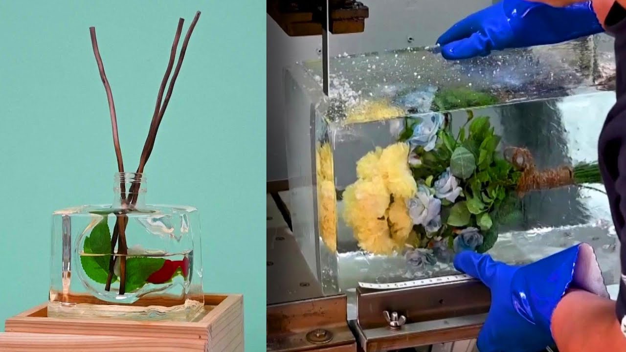 Ice Flowers Are the Newest Trend in Flowers - YouTube