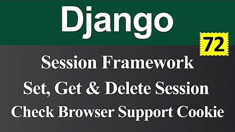 django session and authentication n authorization - YouTube