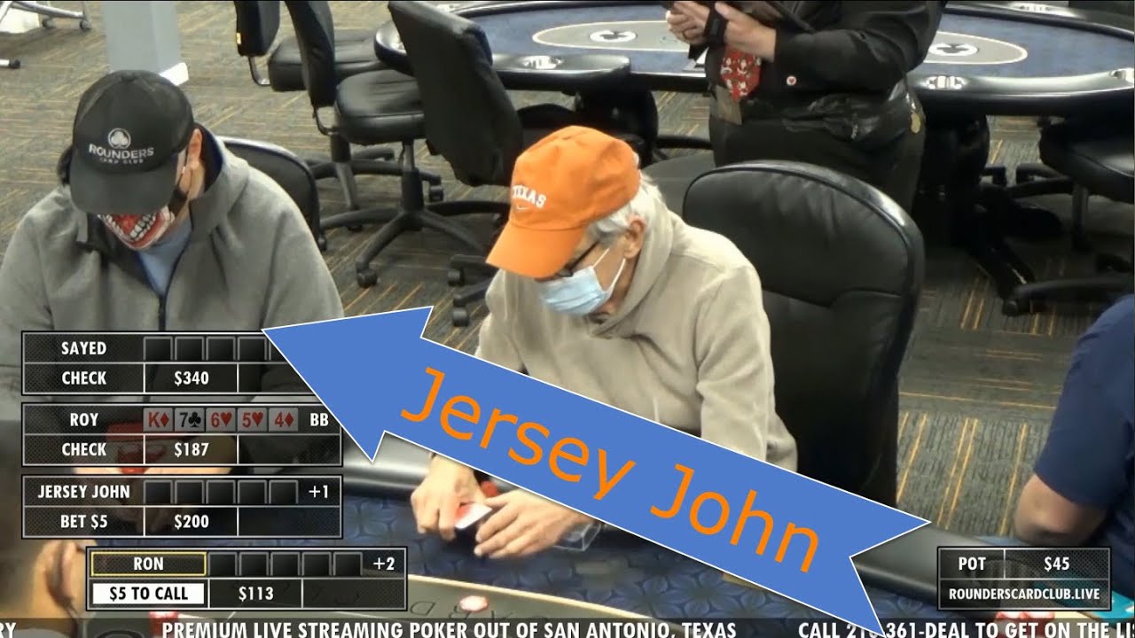 Rounders LIVE! - 2-7 TD - Jersey John picks up 8 smooth on 2nd, can he ...