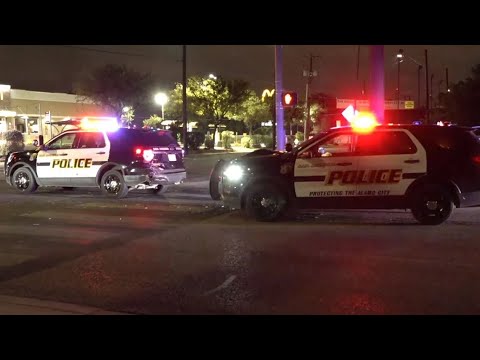 Cop car gets a pit manuever from a police car - YouTube