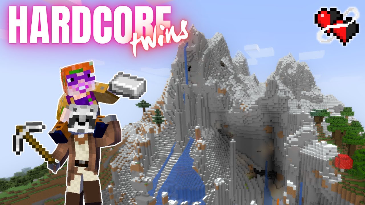 Looking for Iron in Hardcore Survival Twins Ep2 - Minecraft Boot Camp ...