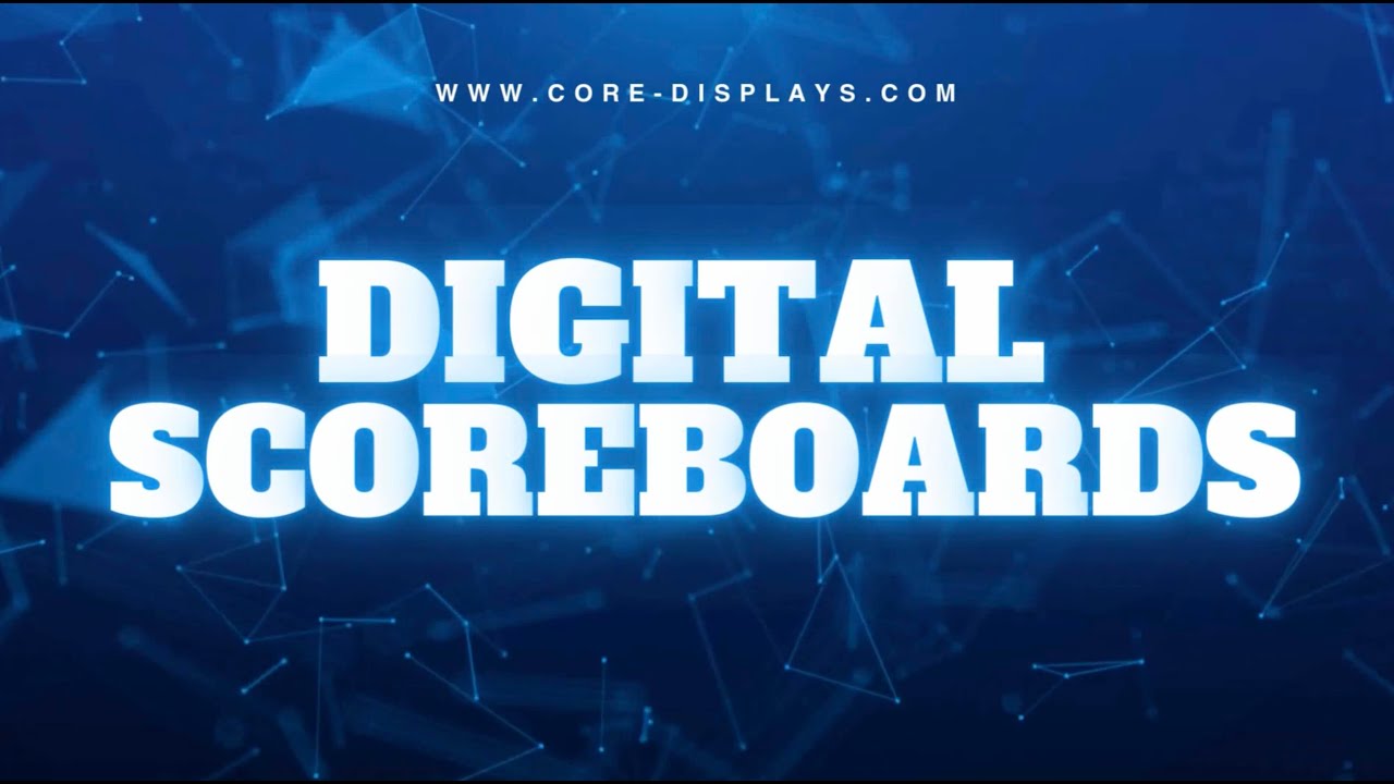 Core Displays Collins Scoreboard v120524c - YouTube