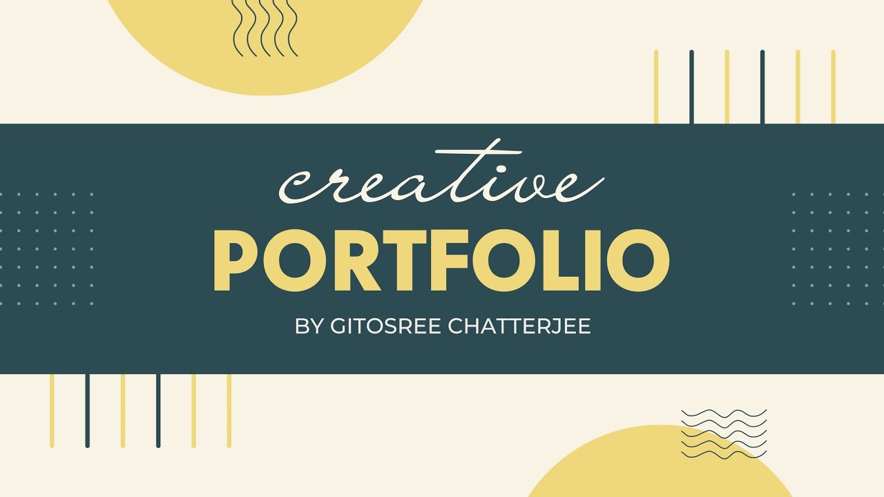 Graphics portfolio by Gitosree Chatterjee - YouTube