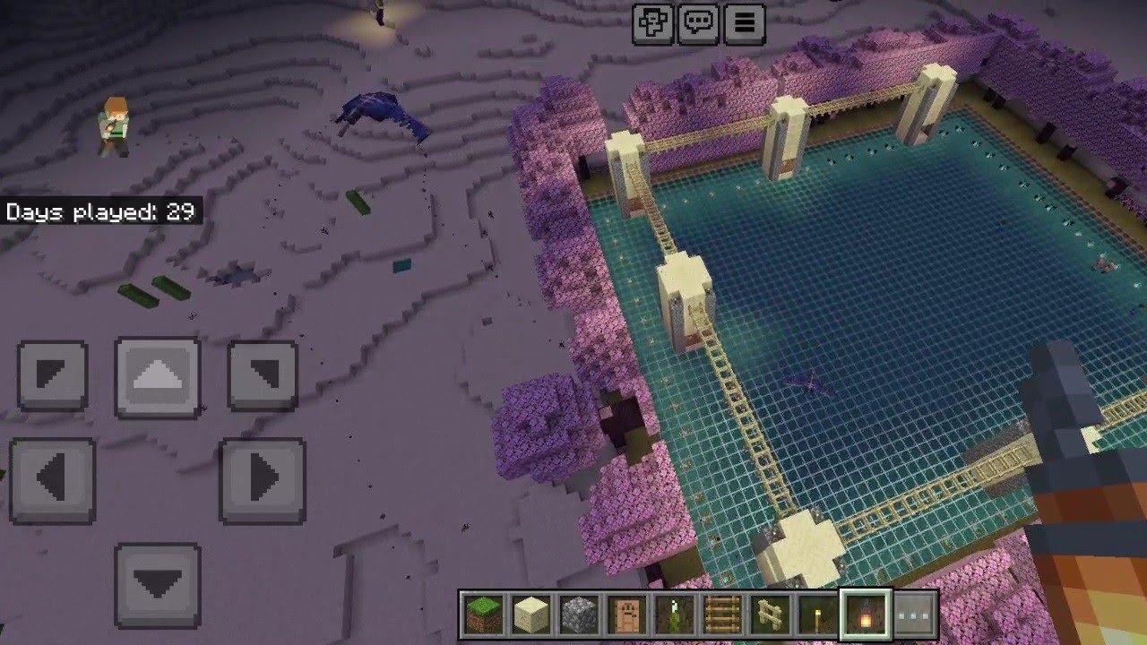 50 Days in Minecraft Creative Mode - Day 18: Adding Lights to Brighten ...