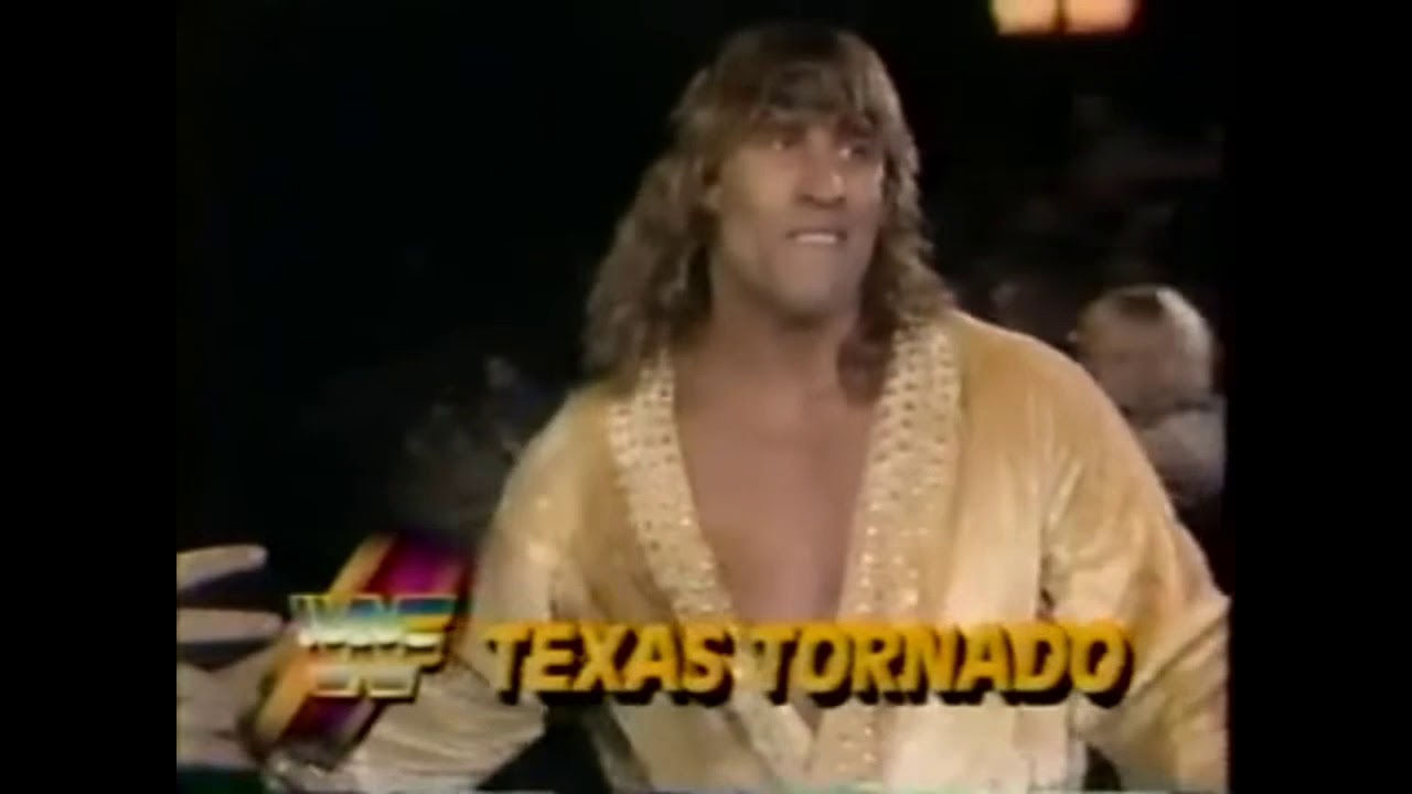 Texas Tornado vs Jobber Pat Tanaka WWF Wrestling Challenge 1992 - YouTube