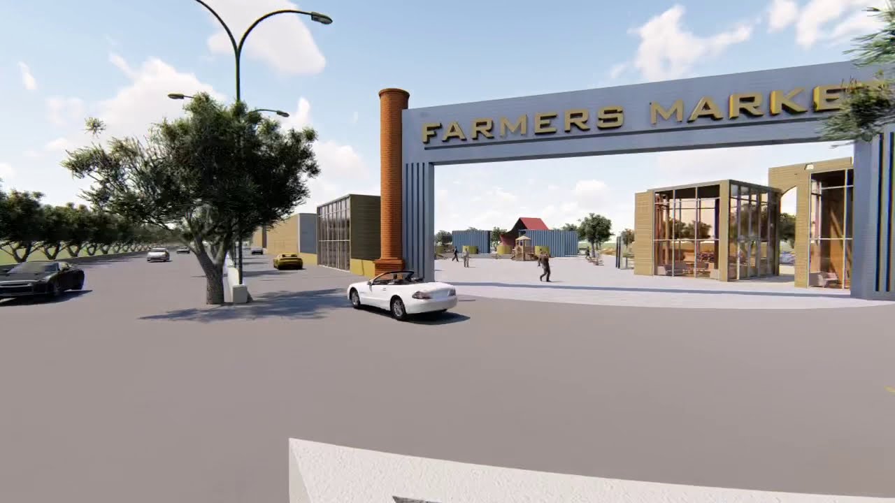 Farmers market render - YouTube