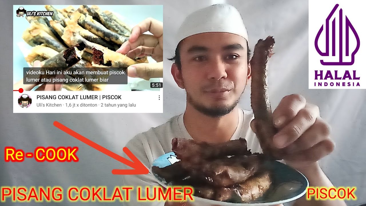 PISANG COKLAT LUMER | PISCOK | CARA MEMBUAT PISANG COKLAT | RE COOK - YouTube