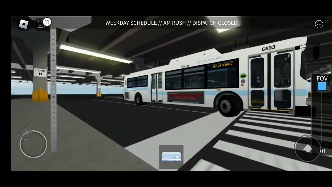 WTA ROBLOX First Bus action at New Meredith Plaza (Meredith Plaza bus ...
