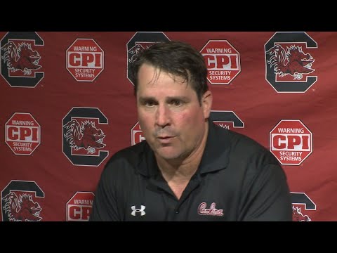 Will Muschamp on South Carolina's upset win over Georgia - YouTube