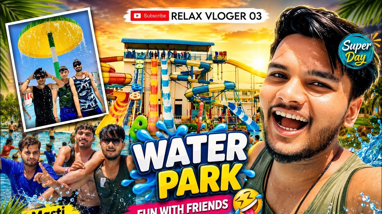 Ultimate Water Park Fun with Friends | Summer Vlog 2025 | RELAX VLOGGER ...