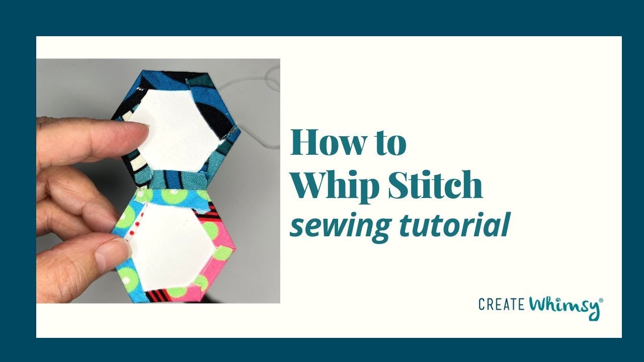 How to Whip Stitch; Sewing Tutorial - YouTube