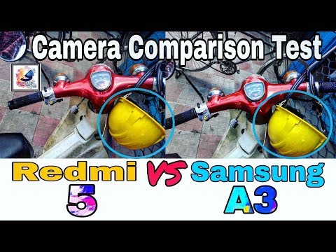 Redmi 5 2018 VS Samsung galaxy A3 2017  Camera Comparison Test