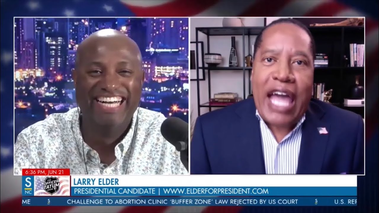 Larry Elder for President! | Carl Jackson Guest Hosts “The Officer ...