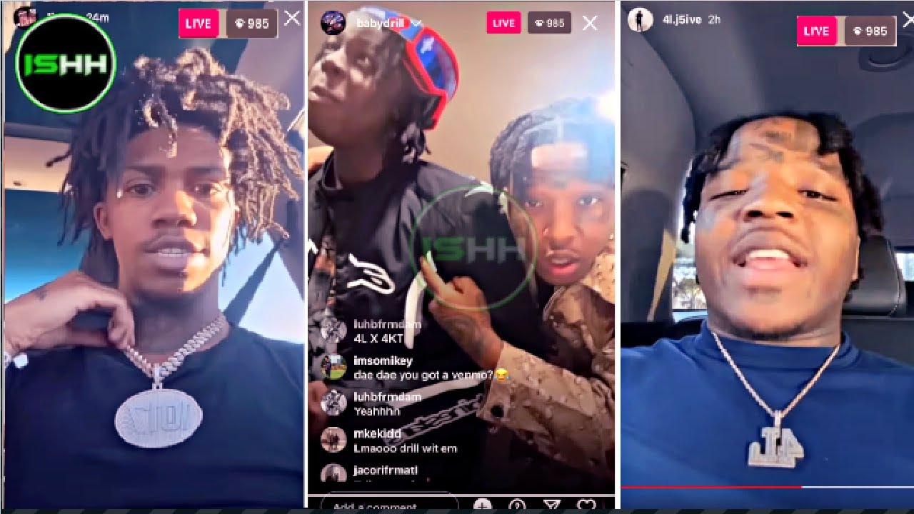 BabyDrill B4L Brother 4L J5 Responds To Lil Rye Caught In Atlanta Mall ...