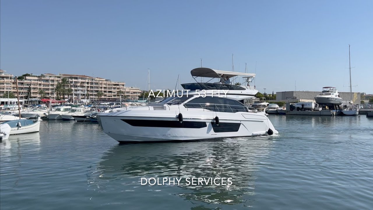 AZIMUT 53 FLY on delivery AUGUST 2022 - YouTube