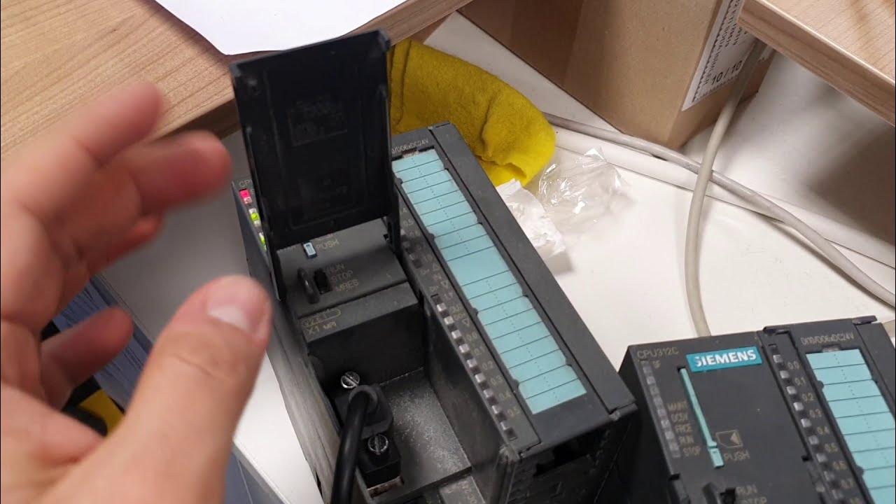 SIEMENS S7-300 CPU YAZILIM YUKLEME, UPGLOAD VE BACKUP ISLEMLERI, HOW TO UPLOAD FROM PLC - YouTube