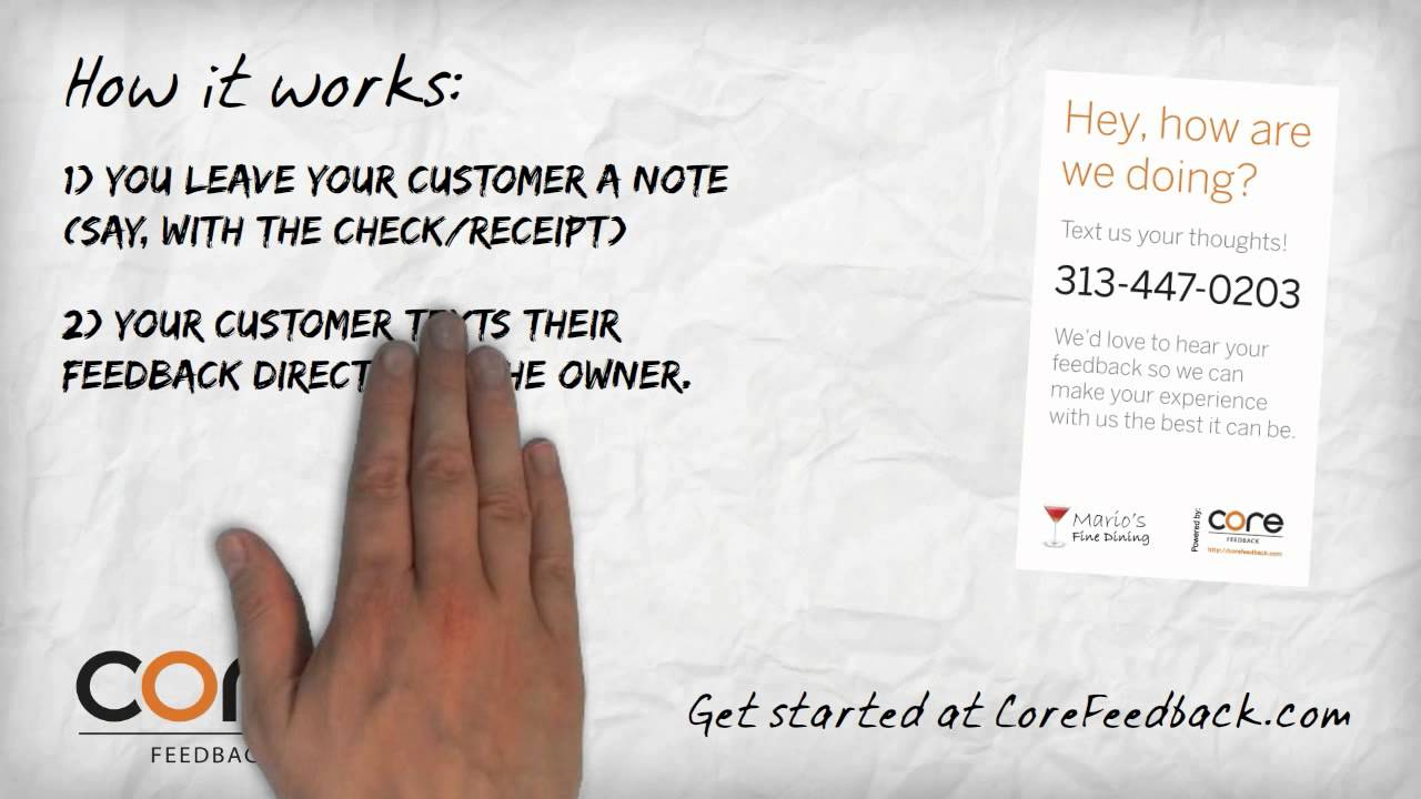 Core Feedback Promo - 11-18-2013 - YouTube