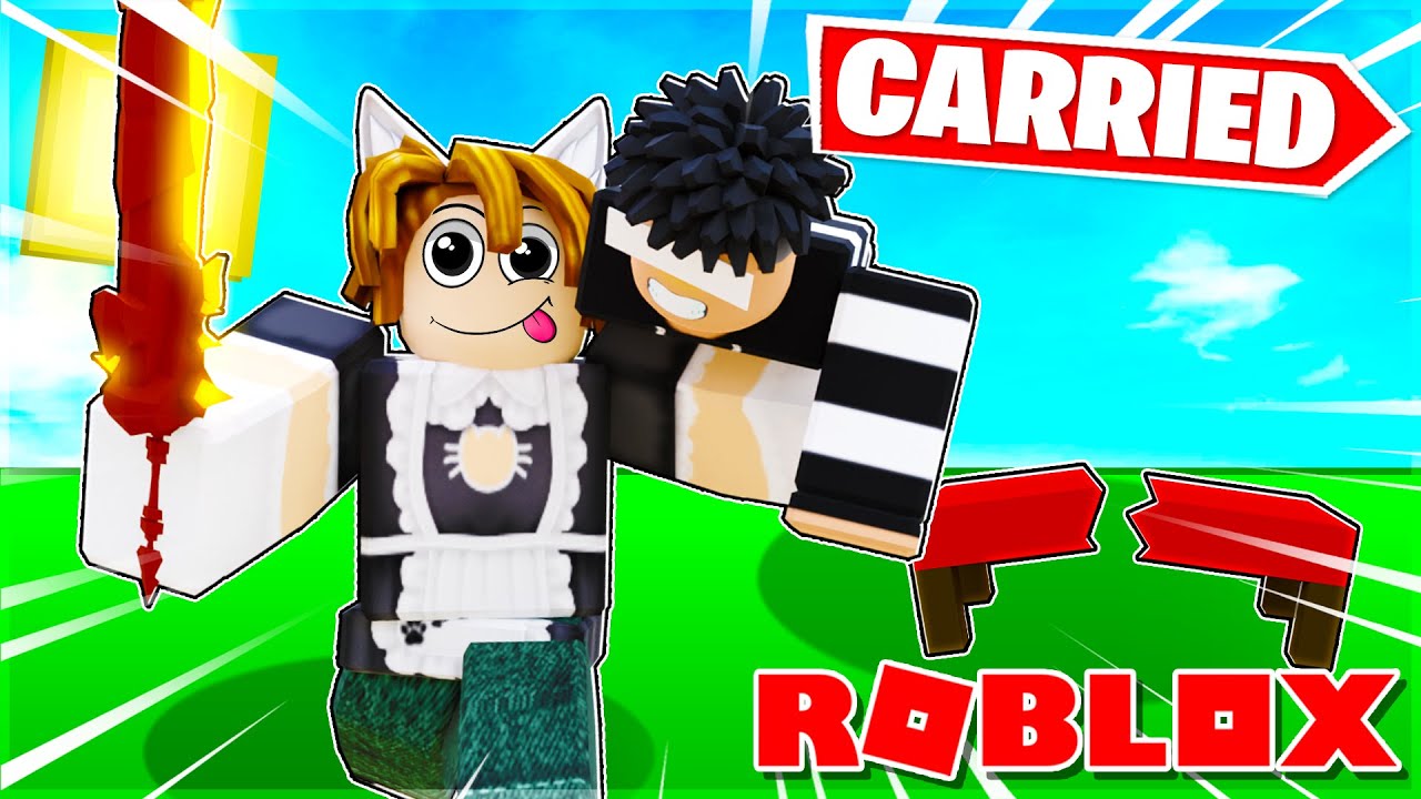 So I Got *CARRIED* By a *CAT MAID* In Roblox Bedwars.. 😳 - YouTube