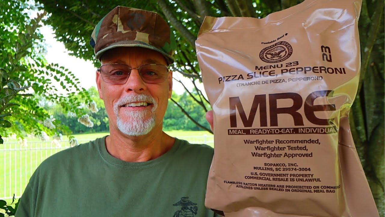 PEPPERONI PIZZA MRE (Tasty or Gross?) - YouTube
