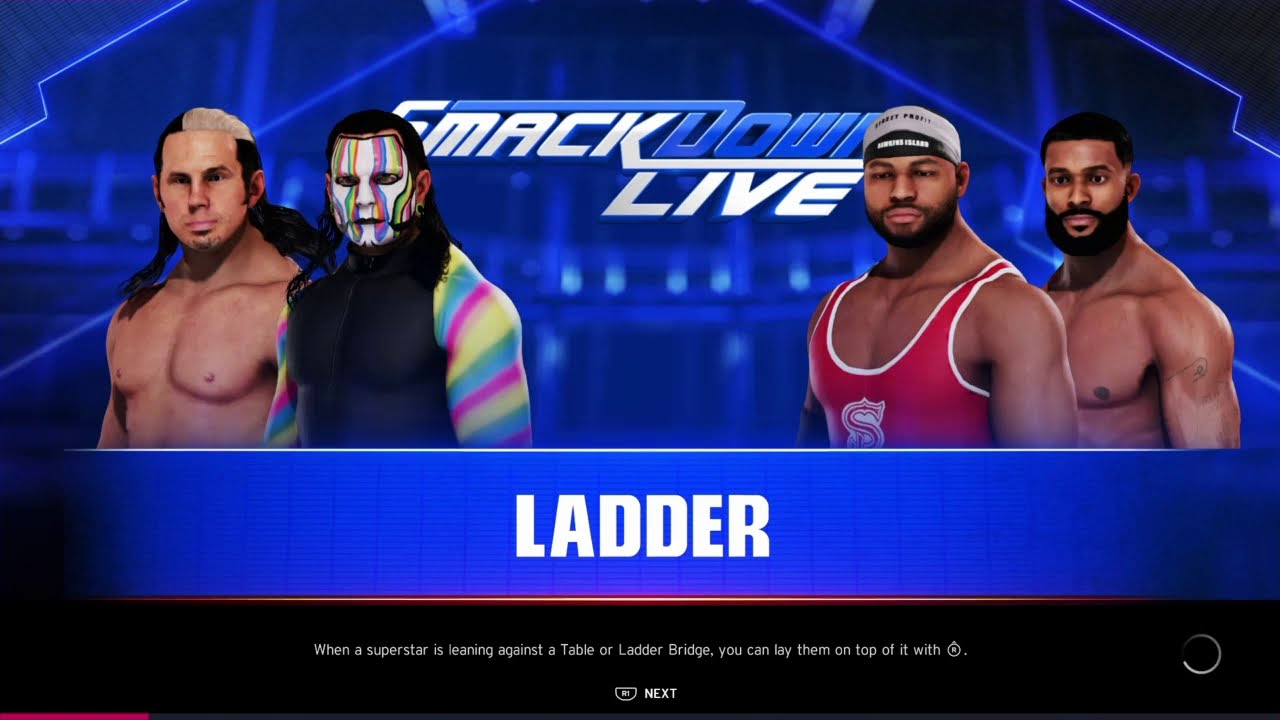 WWE 2K2k20 MATT HARDY .JEFF HARDY VS MONTEZ .ANGELO LADDER MATCH ...