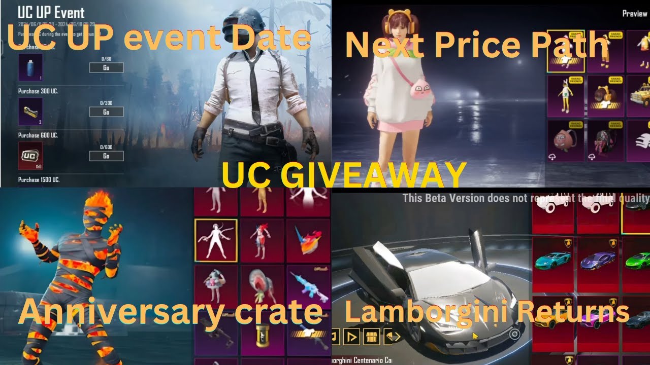 🔴FREE UC Giveaway || Next PRIZE PATH in Bgmi | Upcoming UC event date ...