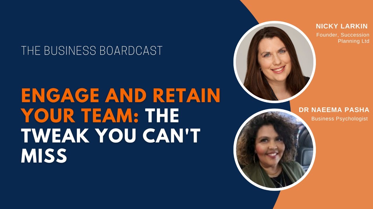 Engage and Retain your Team: The Tweak You Can't Miss - YouTube