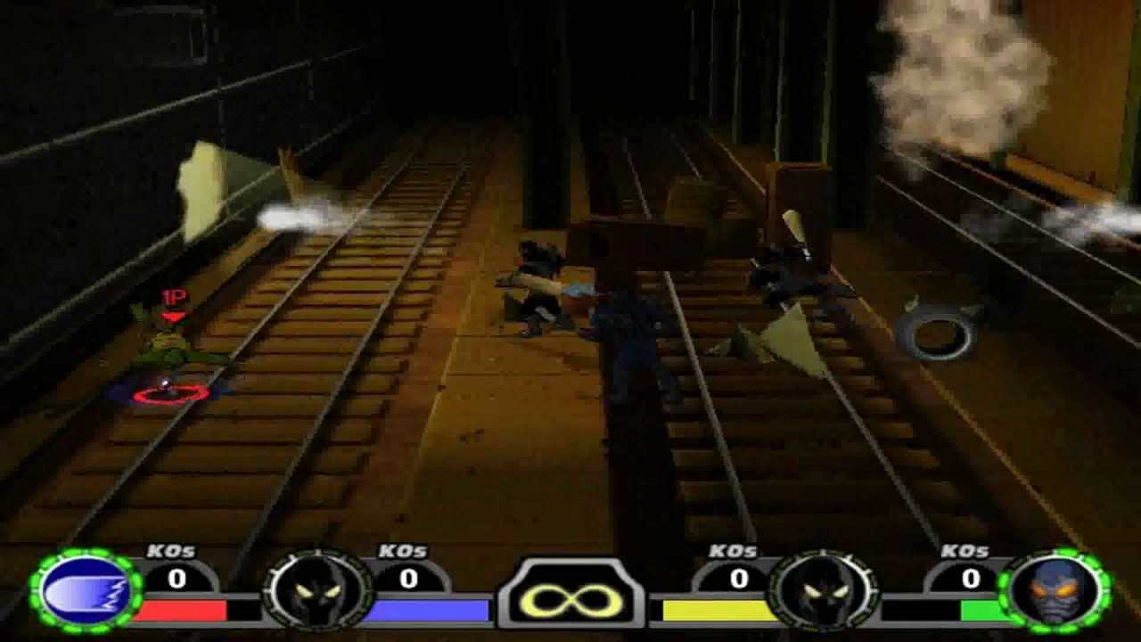 TMNT Mutant Melee PC 1080P HD Playthrough with LEONARDO - SUBWAY - YouTube