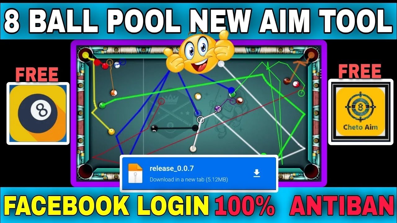 🔥8 Ball Pool aim hack 2023 Free Download| Facebook Login 100% | Working ...