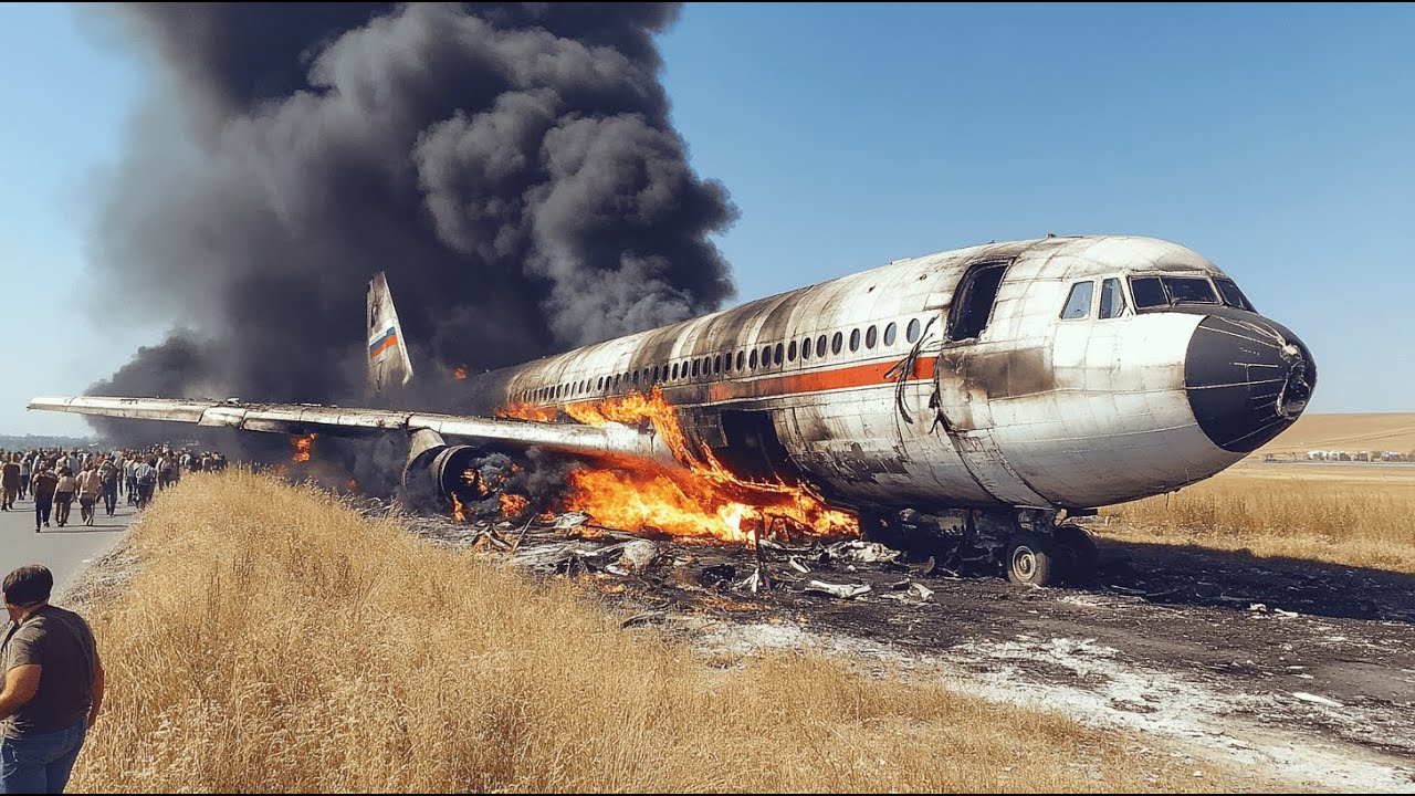 2 minutes ago! The cargo plane carrying 771 Russian special forces was ...
