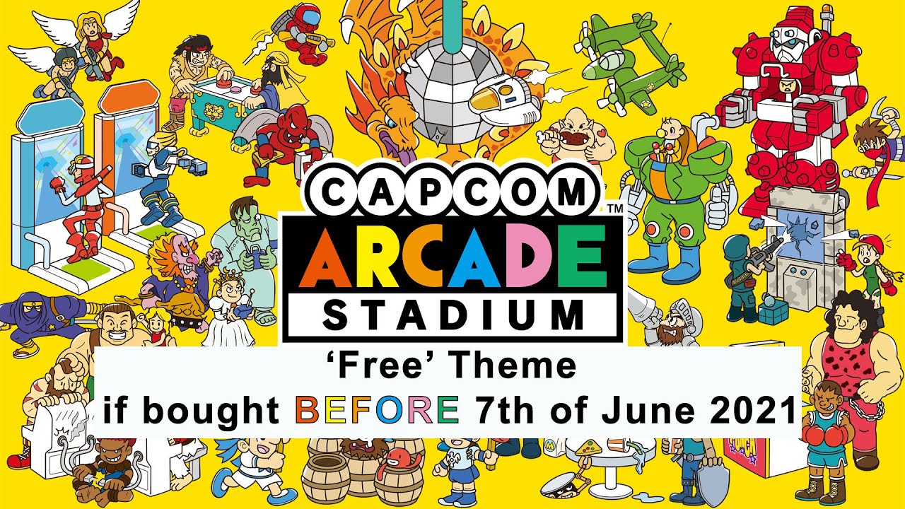 Capcom Arcade Stadium - PS4/PS4 Pro THEME - included if you buy before ...