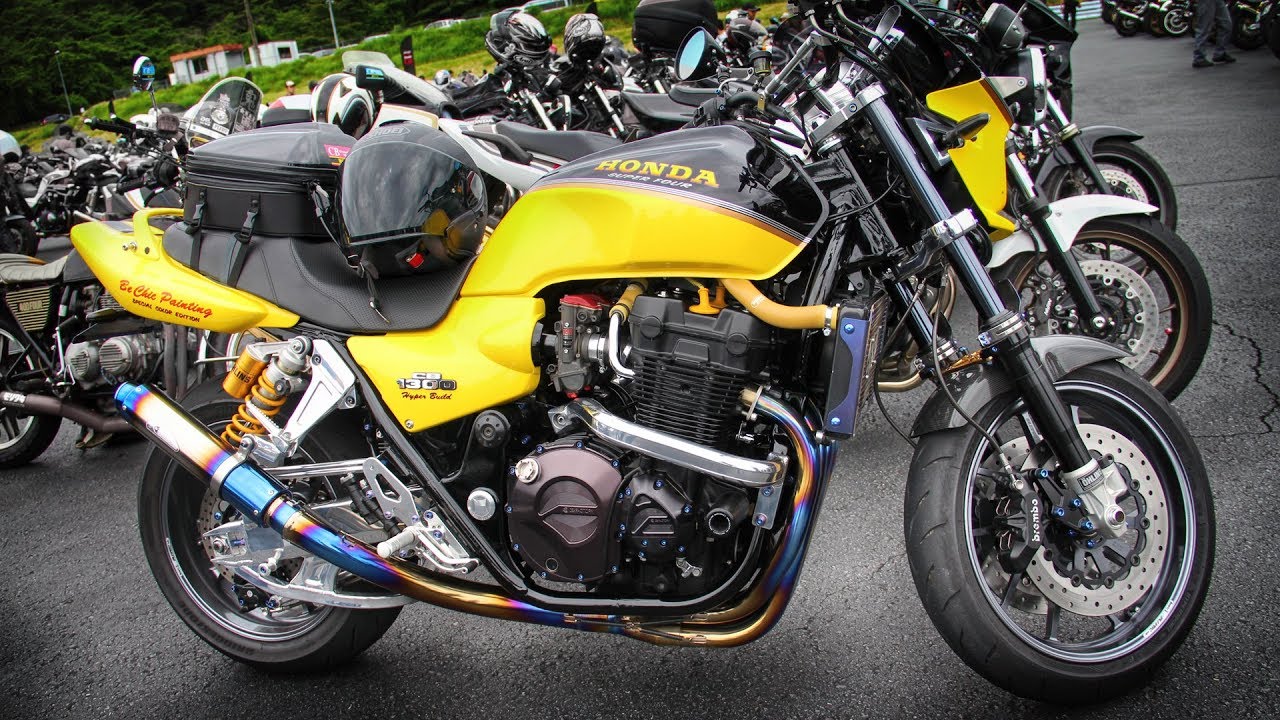 HONDA CB1300 SUPER FOUR ダブルプロリンク Custom Machine - YouTube