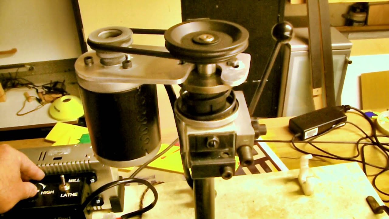 Unimat 3 Lathe Motor Upgrade - YouTube