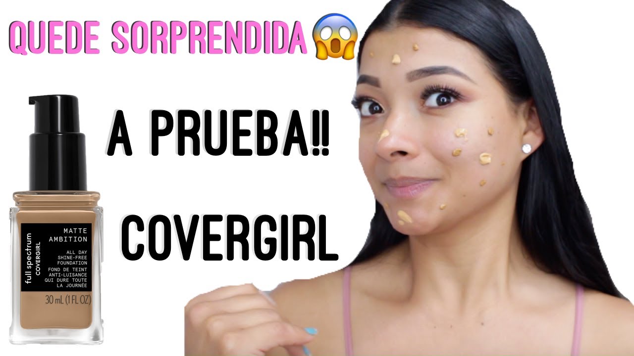 PROBANDO LA NUEVA BASE DE COVERGIRL-FULL SPECTRUM //REVIEW - YouTube