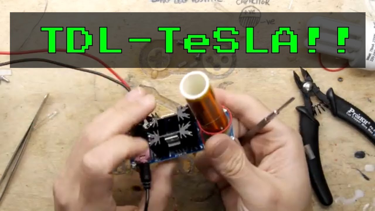 15W Mini Tesla Coil Plasma Electric Arc Reactor - YouTube