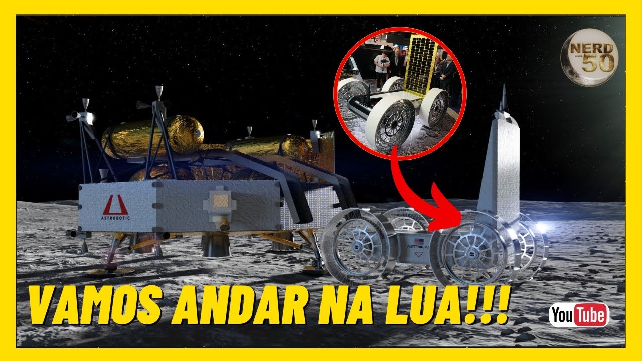 MISSÂO Lunar GRIFFIN 1 da Astrobotics levará um rover, o FLIP ao pólo ...