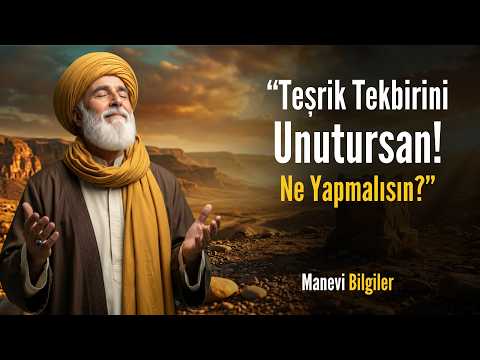 Teşrik TEKBİRİNİ Unutursan Ne Olur? Hükmü, Anlamı ve Yapman Gerekenler...