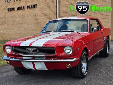1966 Ford Mustang Hardtop Coupe at I-95 Muscle - YouTube