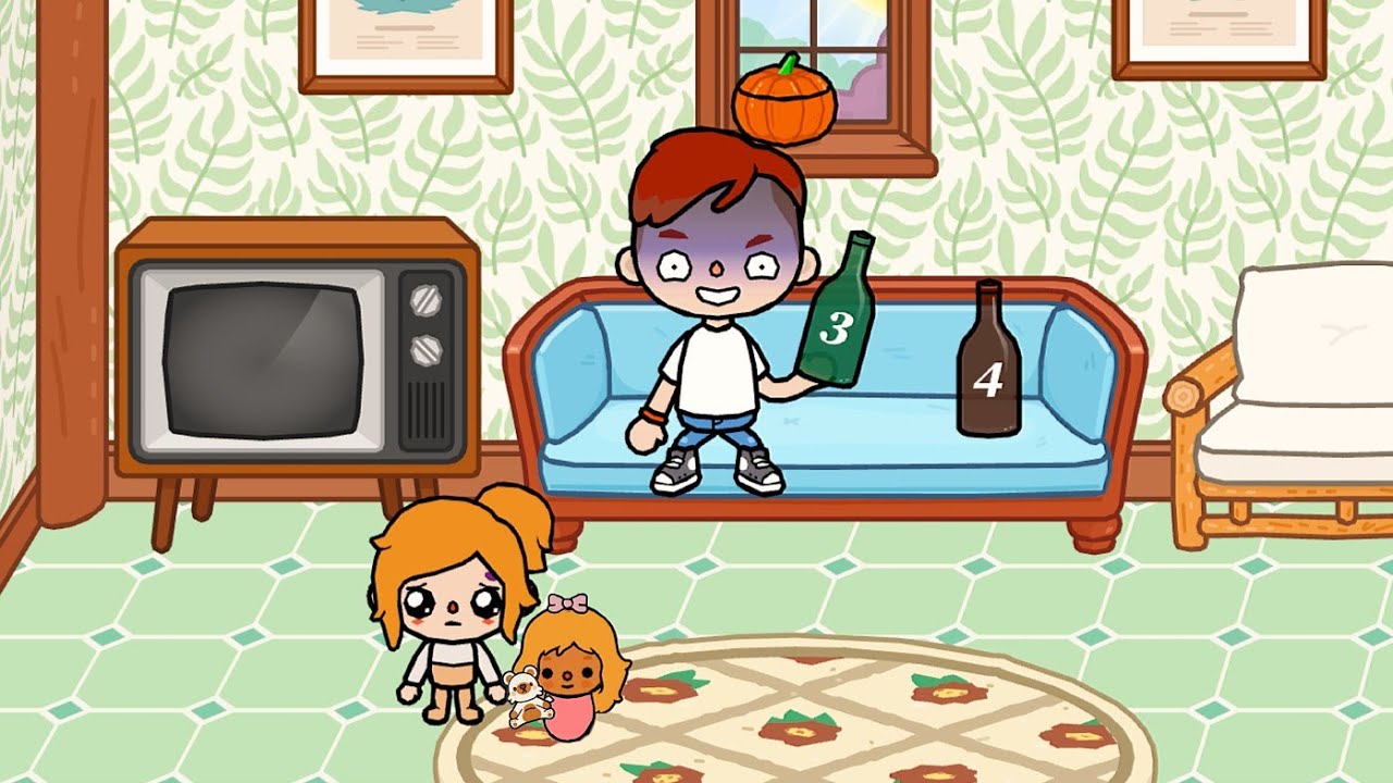 Evil Dad 👨 _ Full story Toca boca _ Toca life world _ Toca sweet - YouTube
