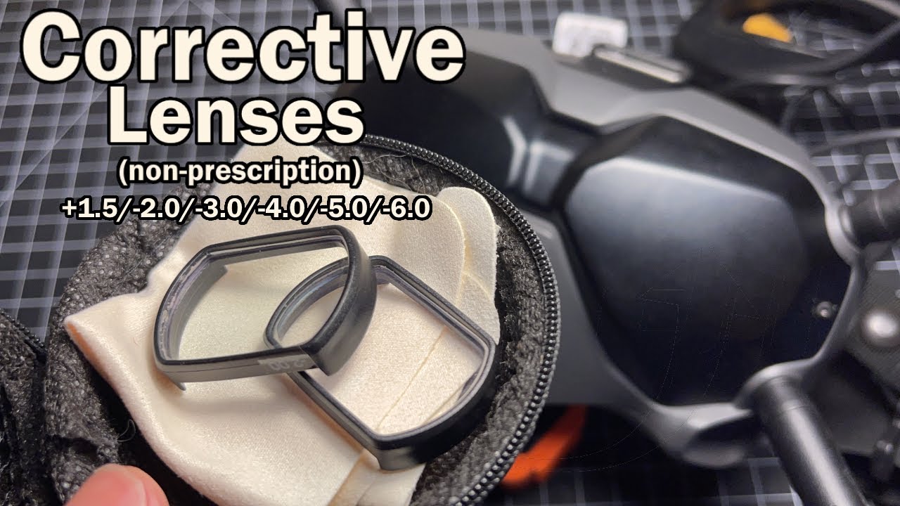 DJI FPV Goggles Non-Prescription Corrective Lenses - YouTube